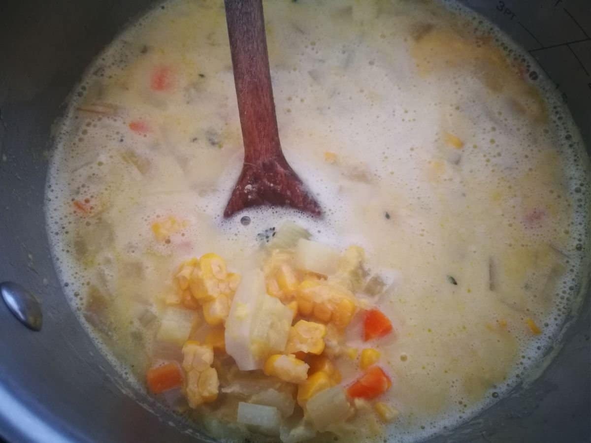 Sweetcorn soups - The London Acorn School